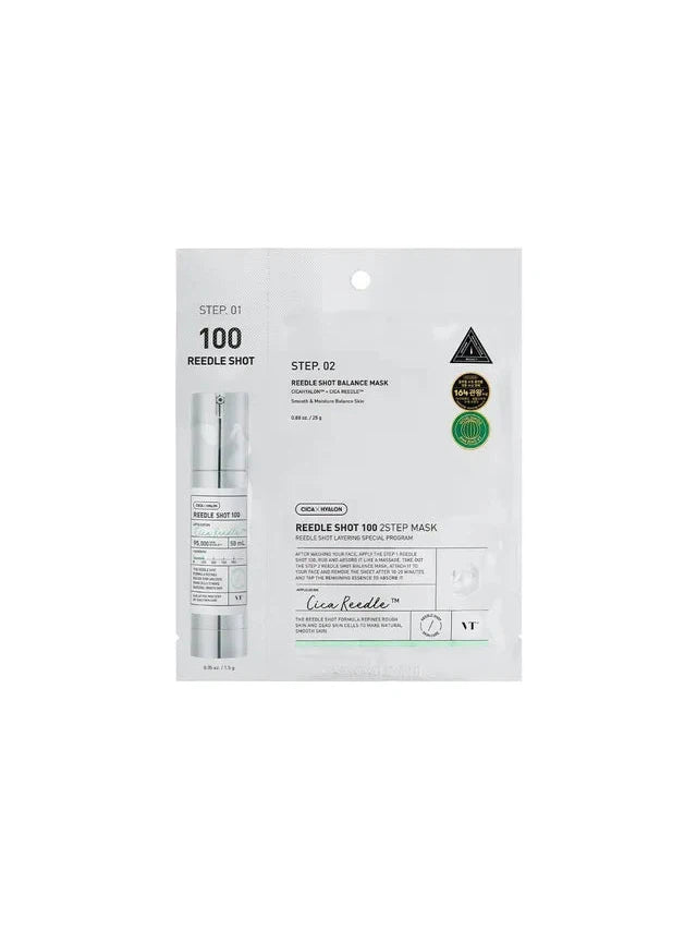 VT Reedle Shot 100 2-Step Mask | Song of Skin